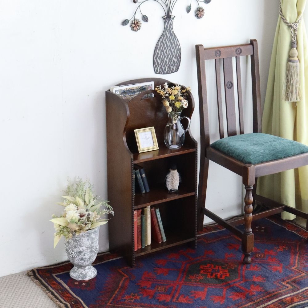 小さな本棚みたい♪ マガジンラック VC107-033 – アンティーク家具と雑貨の店 ビクトリアンクラフト
