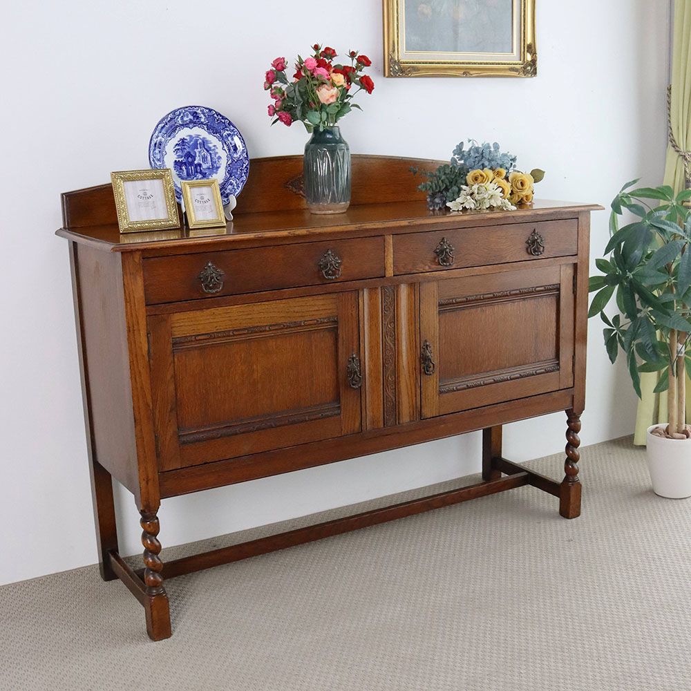 ディスプレイも楽しみましょ♪ サイドボード VC107-149 – アンティーク家具と雑貨の店 ビクトリアンクラフト