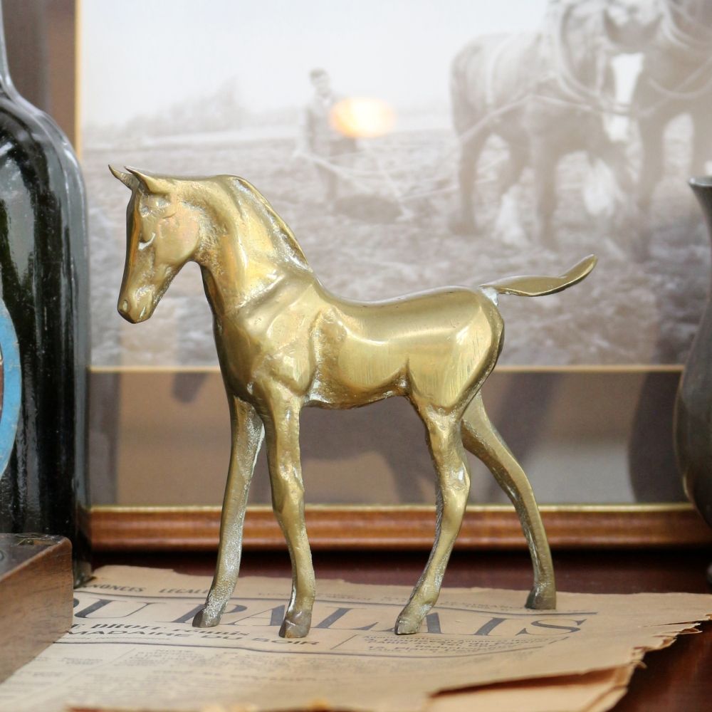 幸運のお守り♪ 真鍮オーナメント馬 VC103-321004 – アンティーク家具と雑貨の店 ビクトリアンクラフト