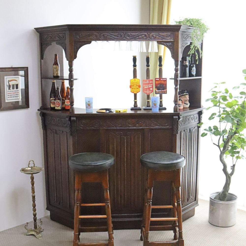 オシャレな時間を演出しましょ♪ バーカウンター VC107-216 – アンティーク家具と雑貨の店 ビクトリアンクラフト